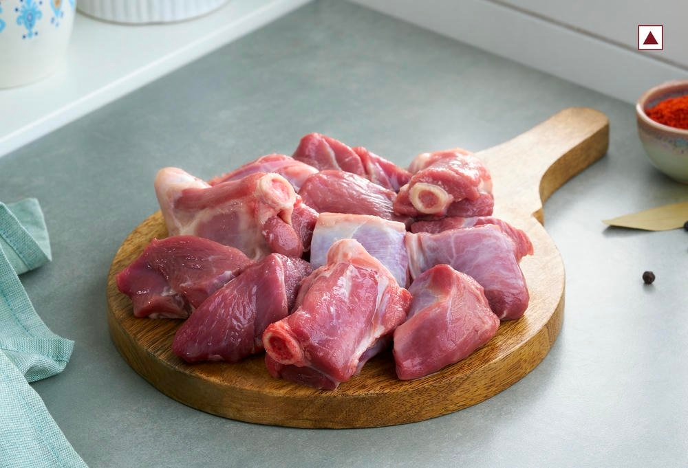 Premium Goat Shoulder Curry Cut 500g - Freshpert